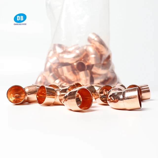 Copper Socket Weld 90 Degree Long Radius Elbow Refrigeration Plumbing ...