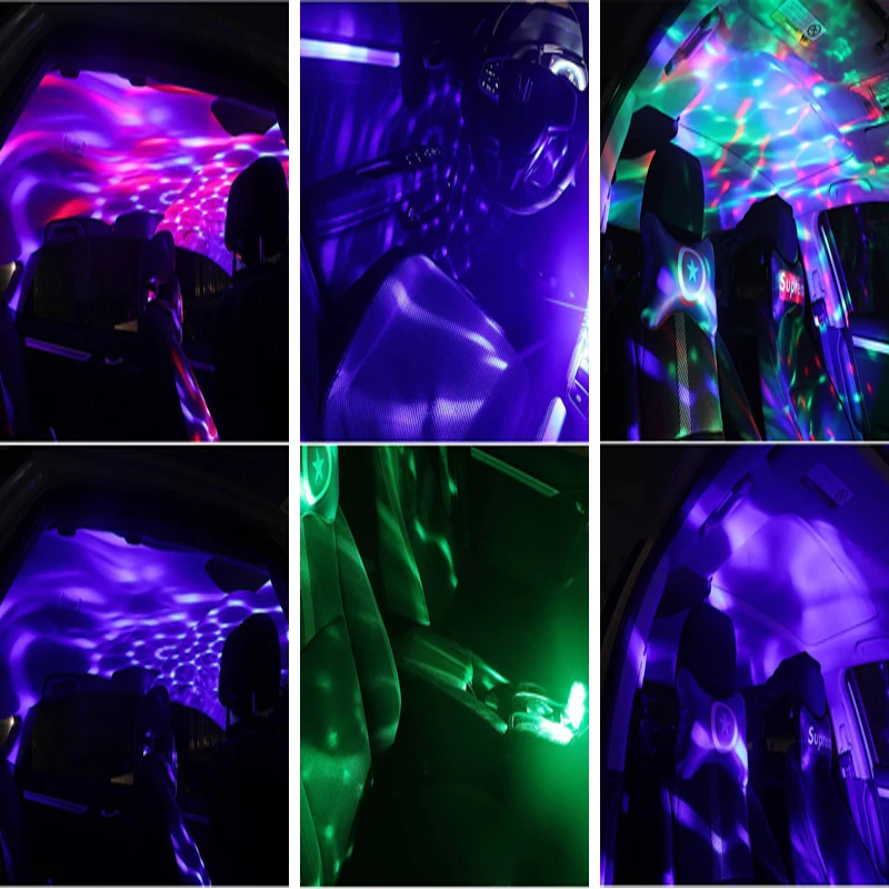 China Magic Bulb Small Car Lamp Usb Party Home Light Dj Disco Ball Mini ...