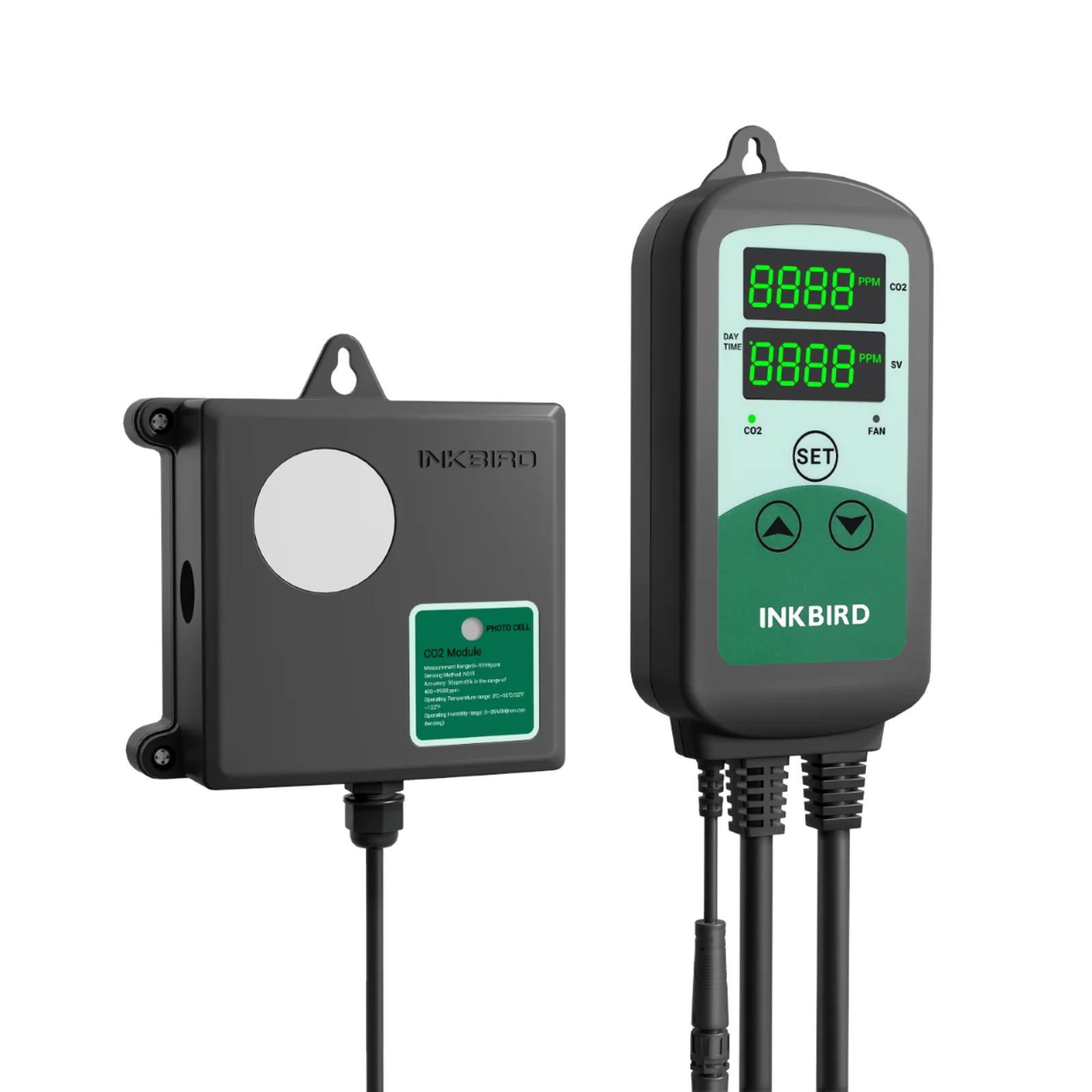 Inkbird ICC-510 Smart Carbon Dioxide Controller 2 Outlets for CO2 ...