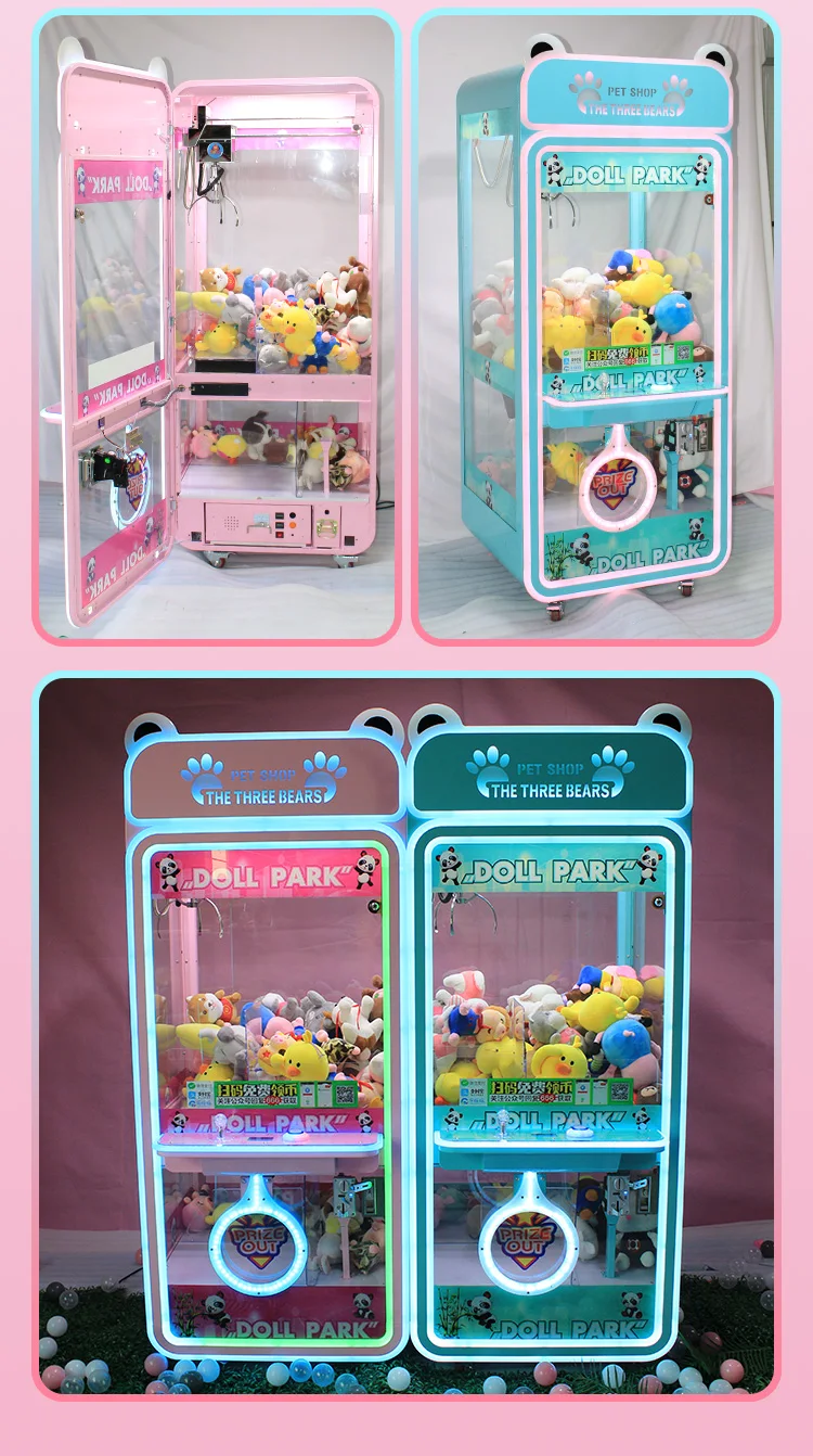 Child Mini Crane Game Machine - Panda Claw Crane Machines