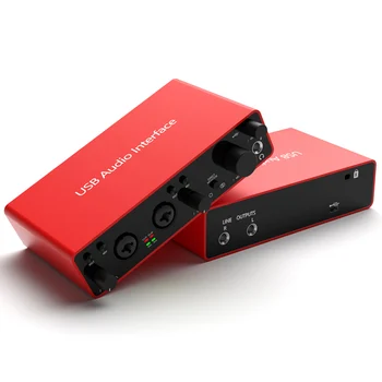 Usb Audio Interface Midi Recording Digital Professional Package Pc Live ...