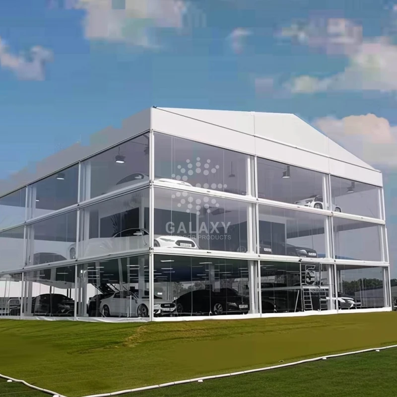 Heavy Duty Outdoor Double Decker Marquee Tent - Two-Storey Insulated ...