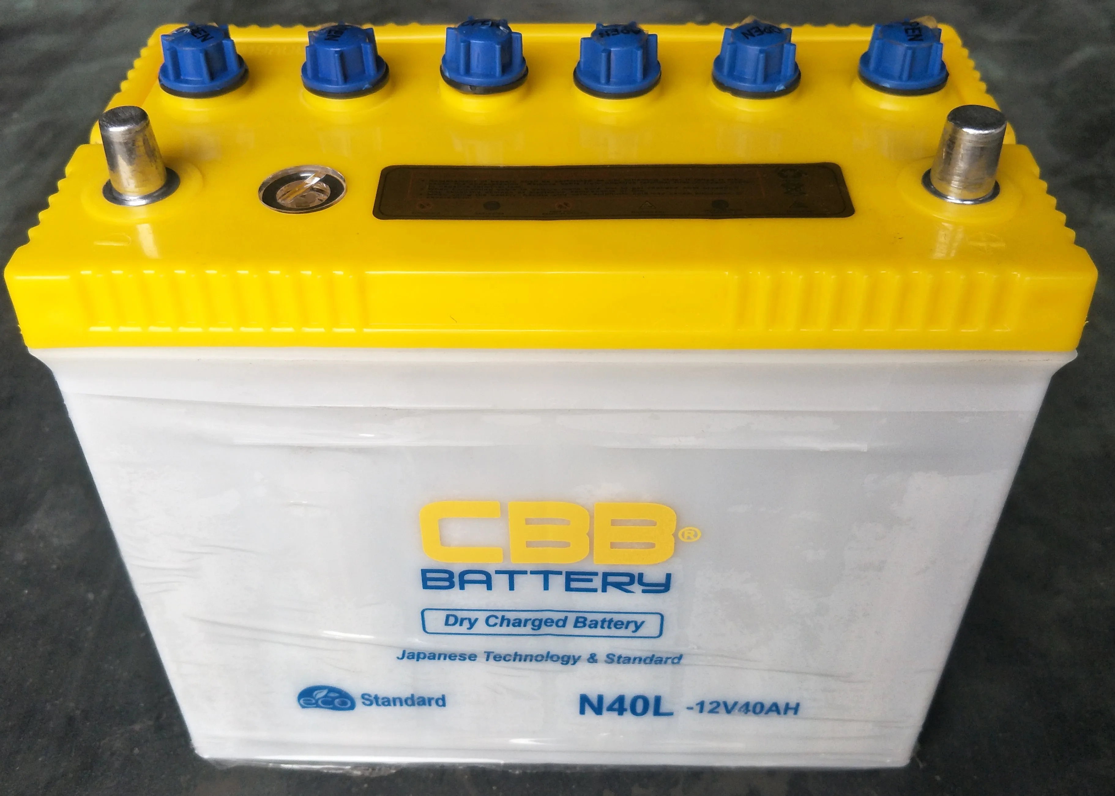 CBB 32B24RS 12V 40ah Dry Charged Car Battery - Reliable Power