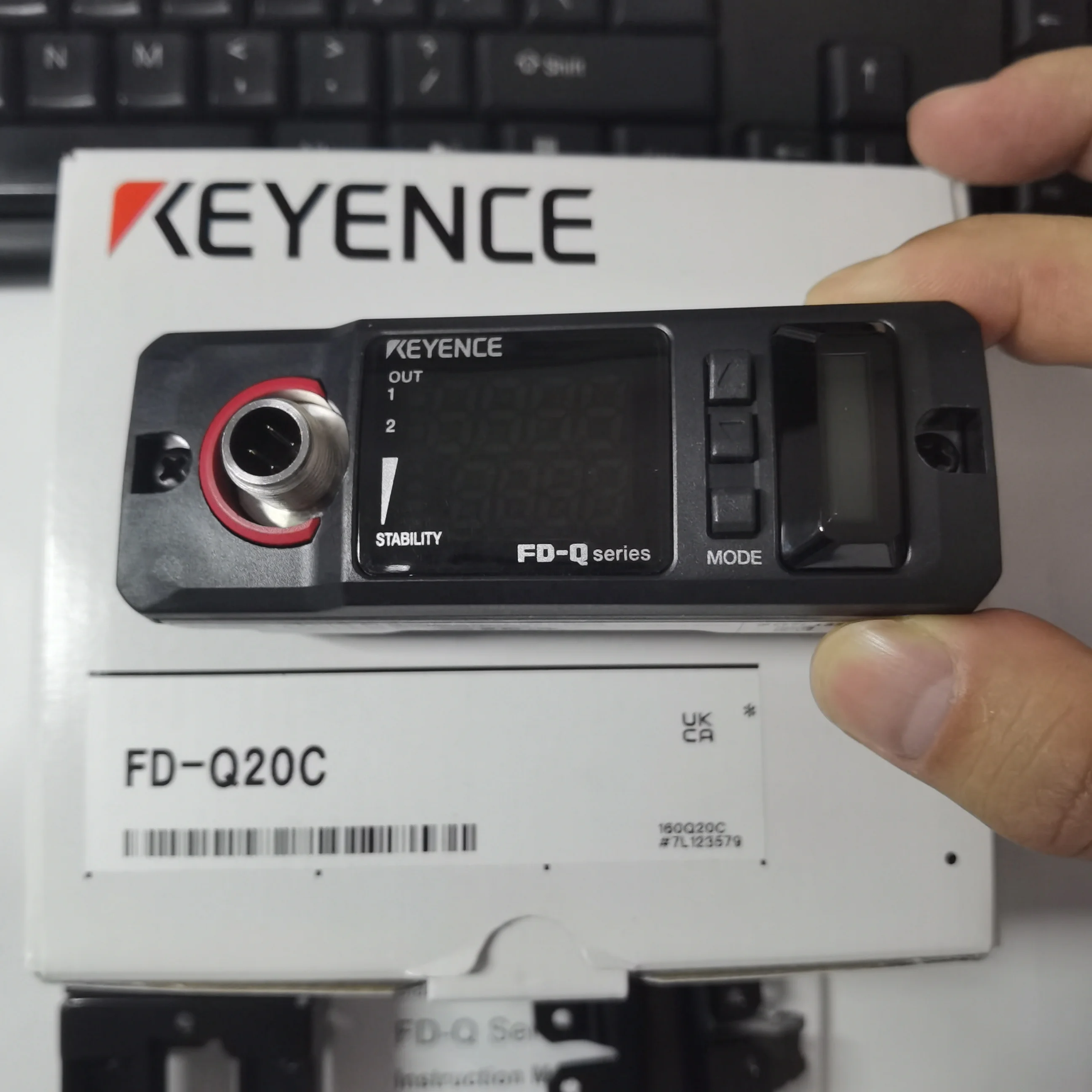 Keyence Sensor Main Unit 15a/20a Type Fd-q20c Fd-q10c Fd-q32c Clamp-on ...