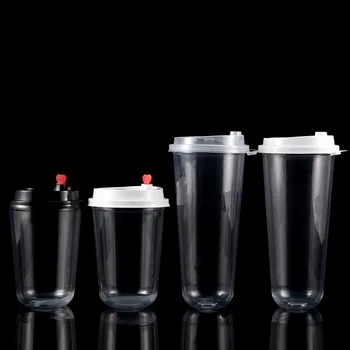 Small Disposable 16oz Milkshake Drinks Eco Drinking Cold Party 8oz With ...