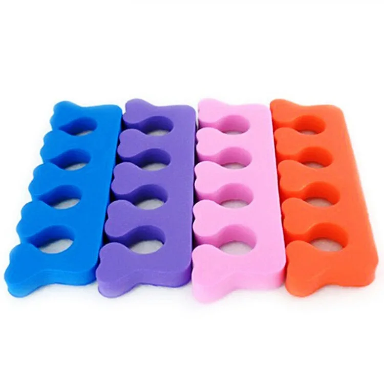 Colorful Sponge Toe Separators Pedicure Sponge Toe Separator Nail ...