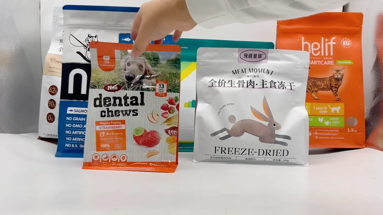 500g 1kg 5kg Food Grade Bird Rabbit Fish Plastic Cat Dog Pet Food ...