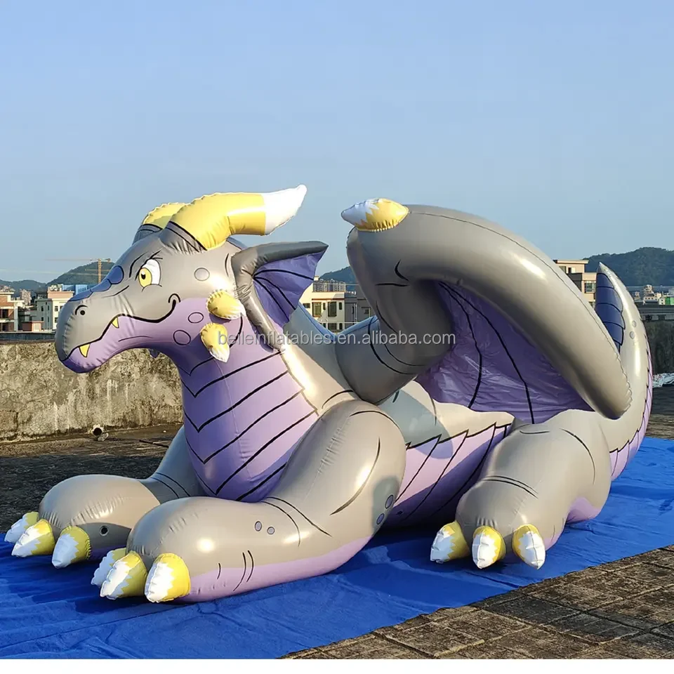 BeiLe Customized New PVC Inflatable Grey Dragon for Sales| Alibaba.com