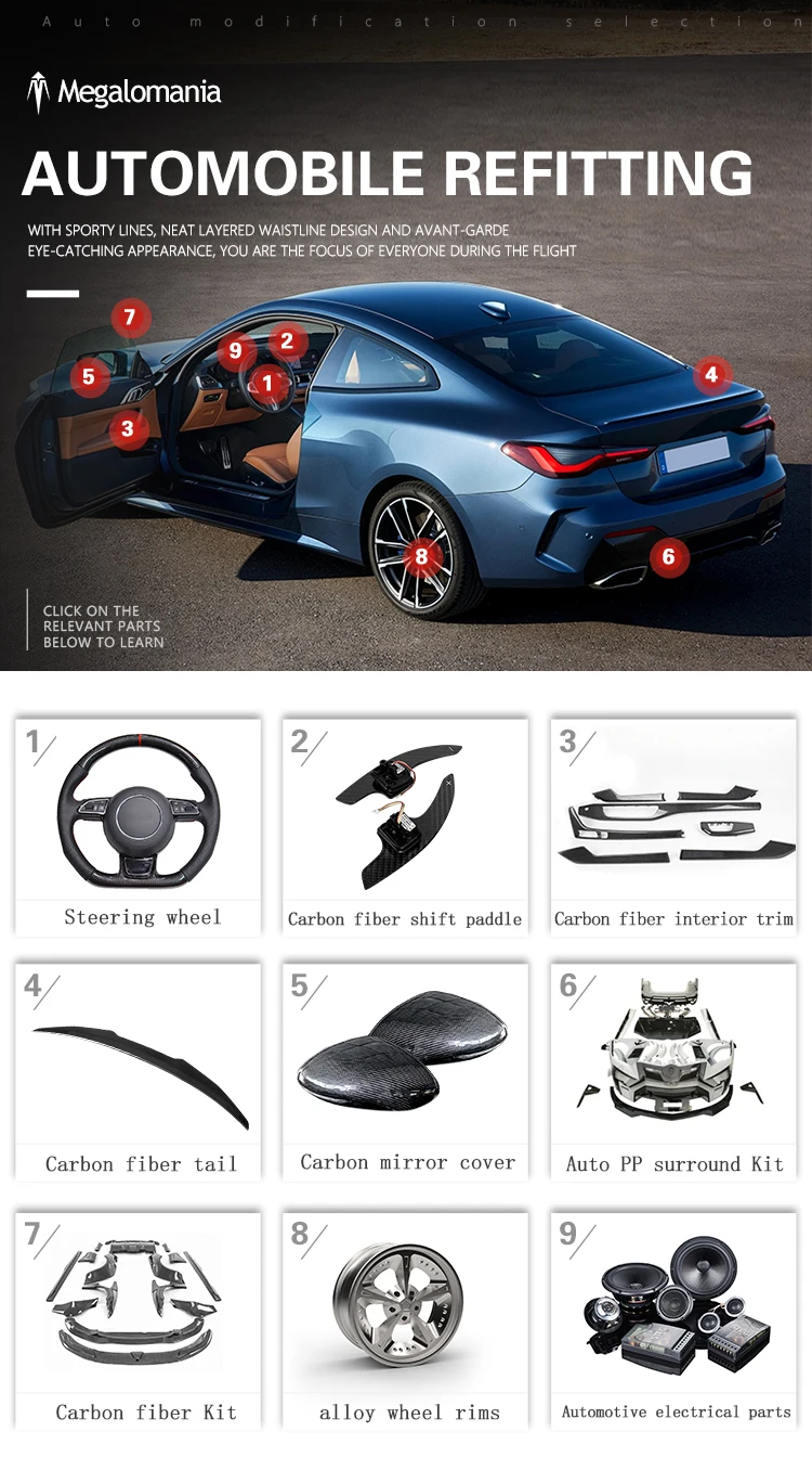 Genuine Carbon Fiber Steering Wheel Alcantara Can Be Used on Ghibli ...