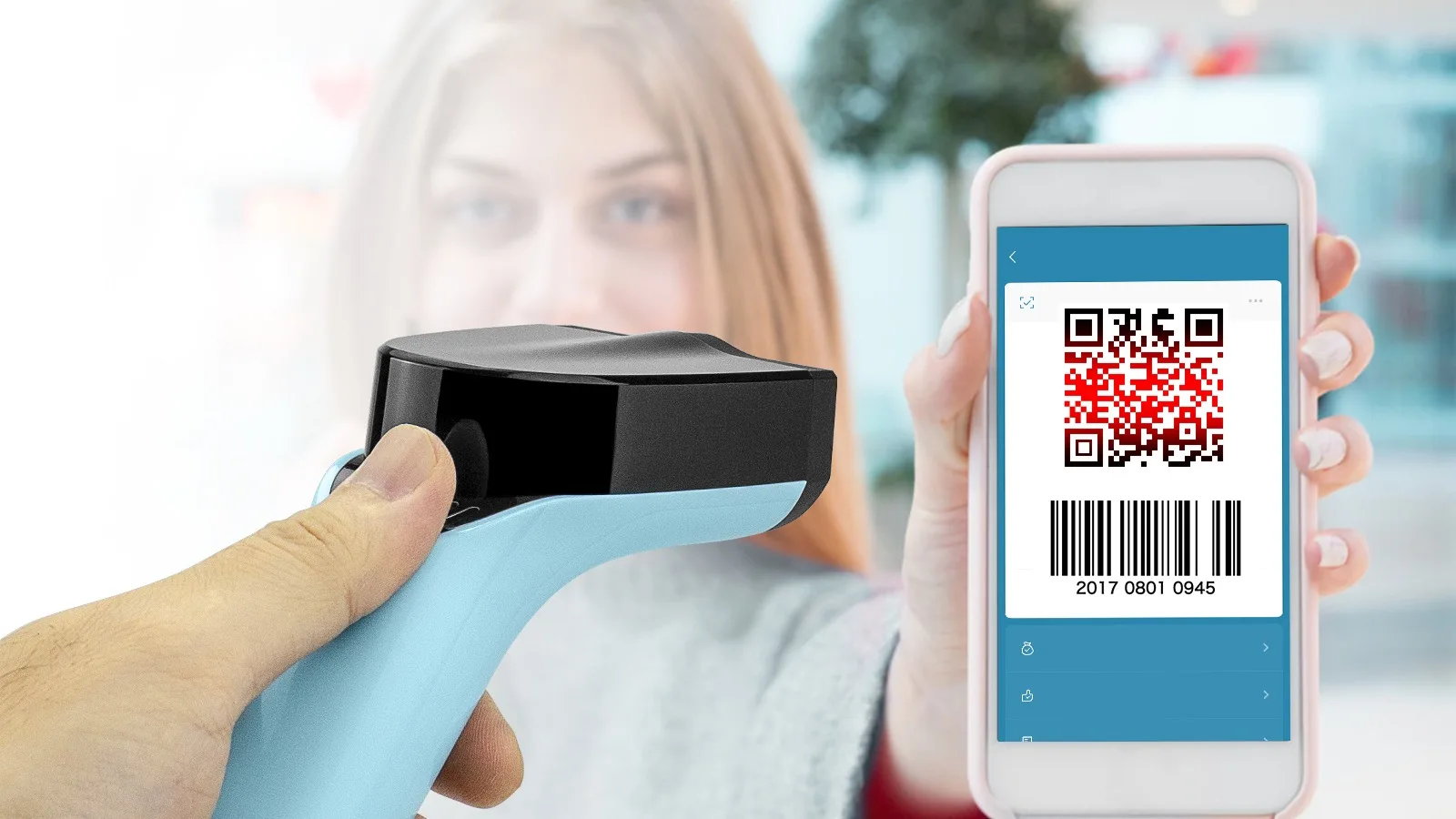 Professional Hands-free Automatic Sensing Wifi 2d Barcode Scanner With ...