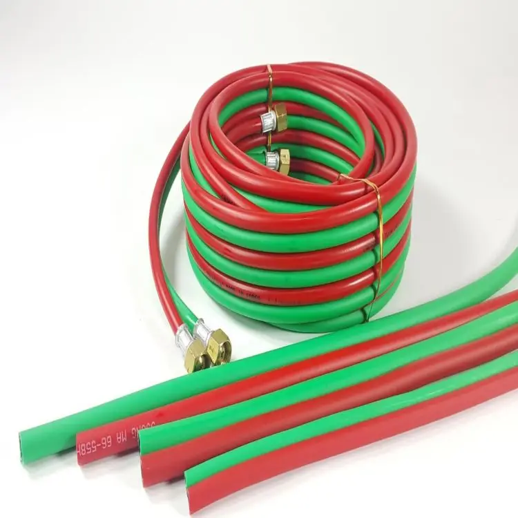 PVC Net Hose Red+Blue Twin Welding Hose Fiber Reinforced Oxygen ...