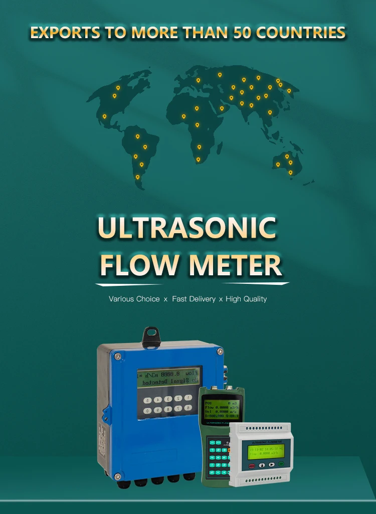 2024 Rs485 Digital Clamp On Portable Handheld Ultrasonic Flow Meter For ...