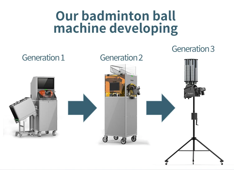 2023 Hot Sales Automatic Badminton Ball Machine - PUSUN PB-6001 Pro