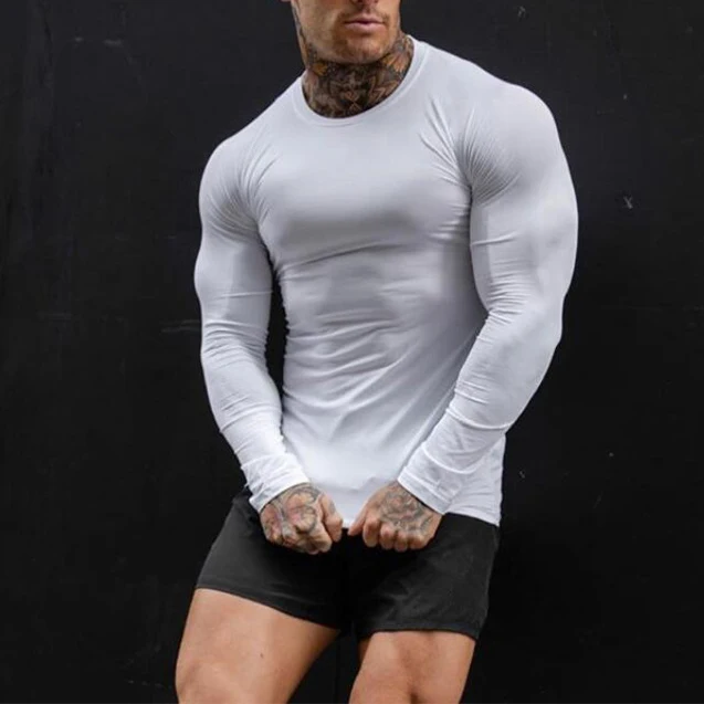 Custom Gym Wear Bodybuilding Clothes 95 Cotton 5 Spandex Fabric Men ...
