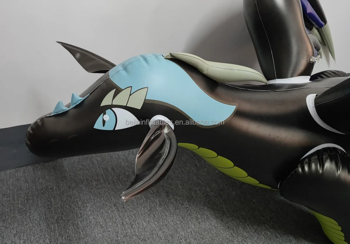 BeiLe Customized New Inflatable Black Flying Dragon for Advertising ...