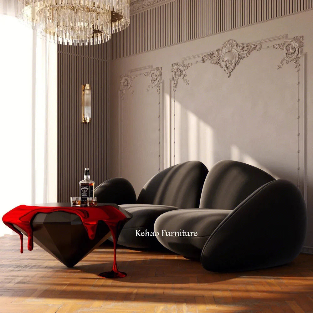 American Modern Style Tables Interior Design Silver Stainless Steel ...