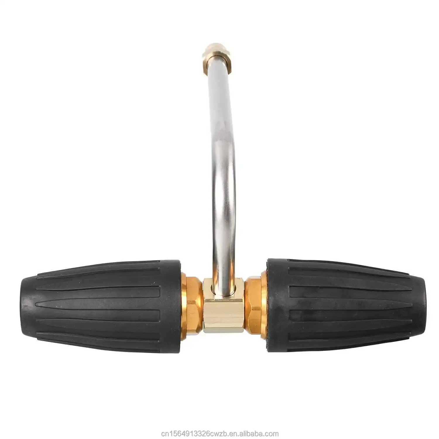 Drain Pipe Cleaner Kit 2 Rotating Turbine Nozzles 1/4 Inch Quick ...