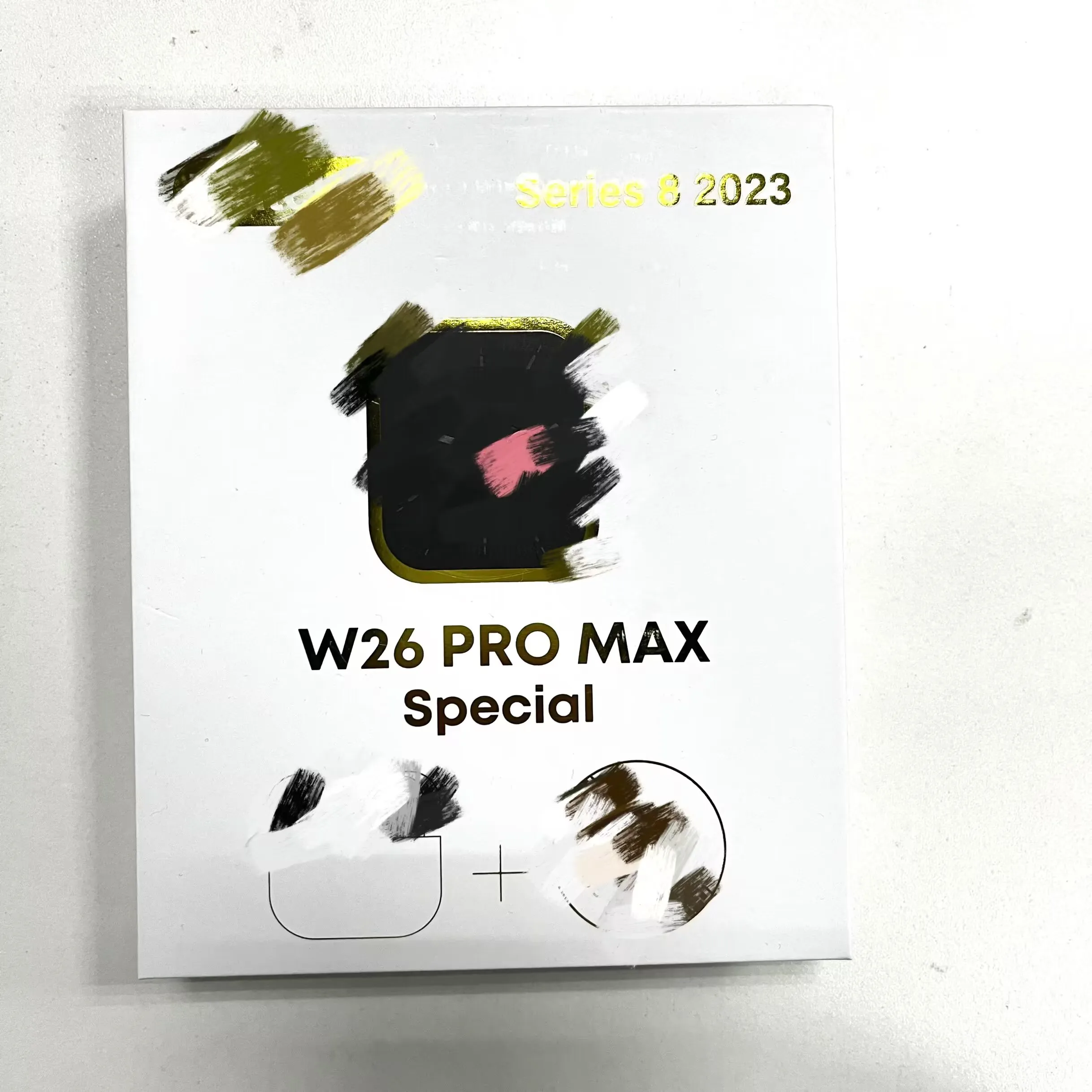 Hot Sell 2 In 1 Smart Watch W26 Pro Max 1.44 Inch Touch Screen Series 8 ...