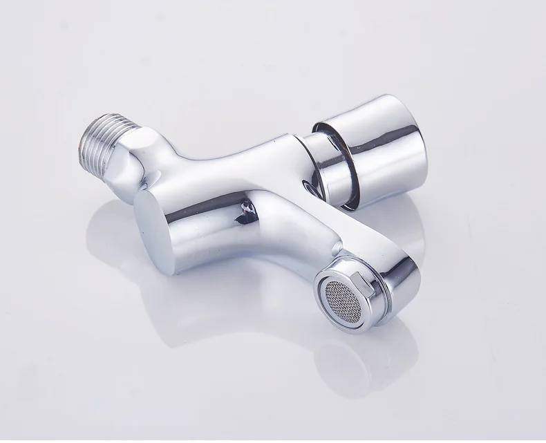 Time Delay Faucet Wall Mounted Bathroom Basin Sink Brass Hand Push ...