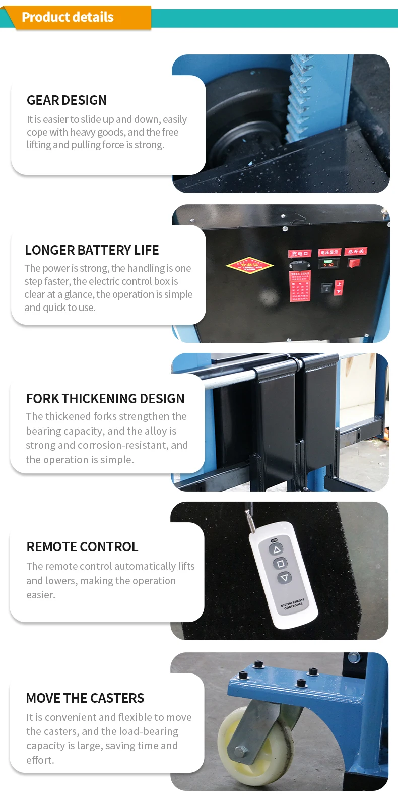 Semi-electric/full-electric Truck-Mounted Forklifts