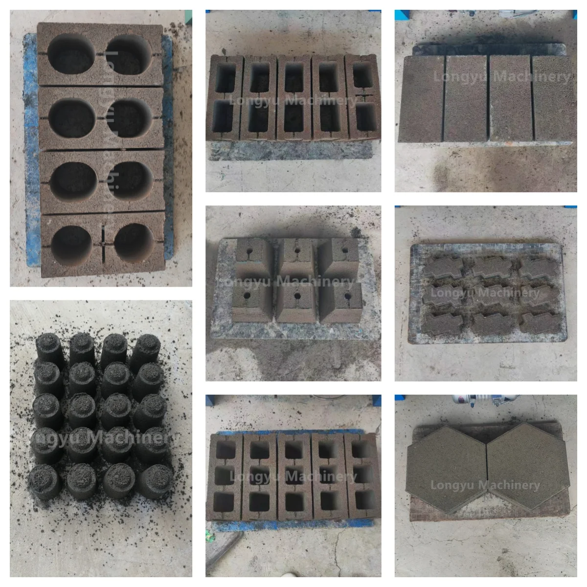 Curbstone Color Brick Printing Brick Molding Machine/blind Alley ...