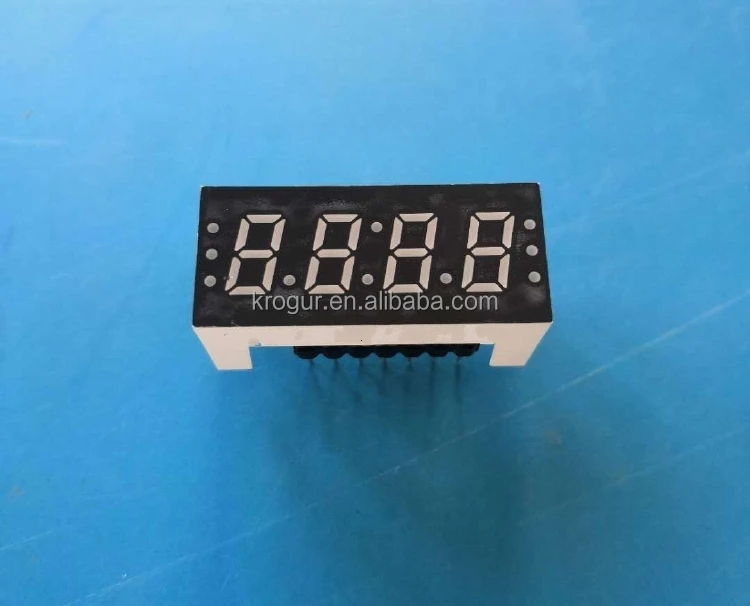 Blue Color 7 Segment Led Display .3 Inch 4 Digit 0.3 - Buy 7 Segment ...