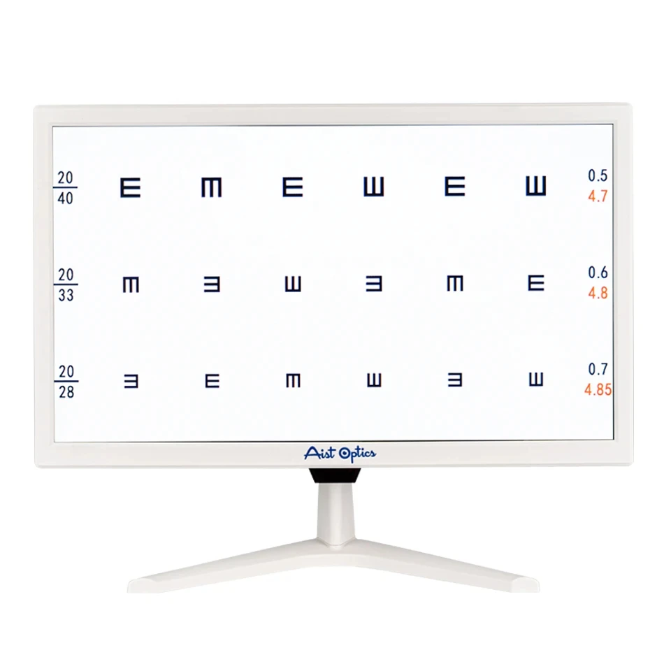 19 Inch Screen Ophthalmic LCD Visual Acuity Vision Chart Optical ...