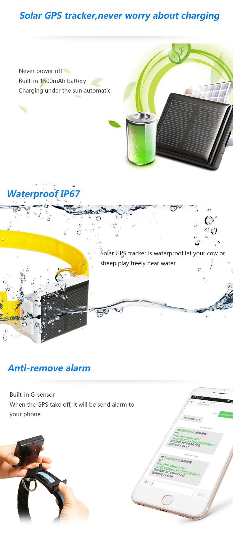 Stock Farming Location 2g Cattle Sheep Animal Geo Wifi Fence Solar ...