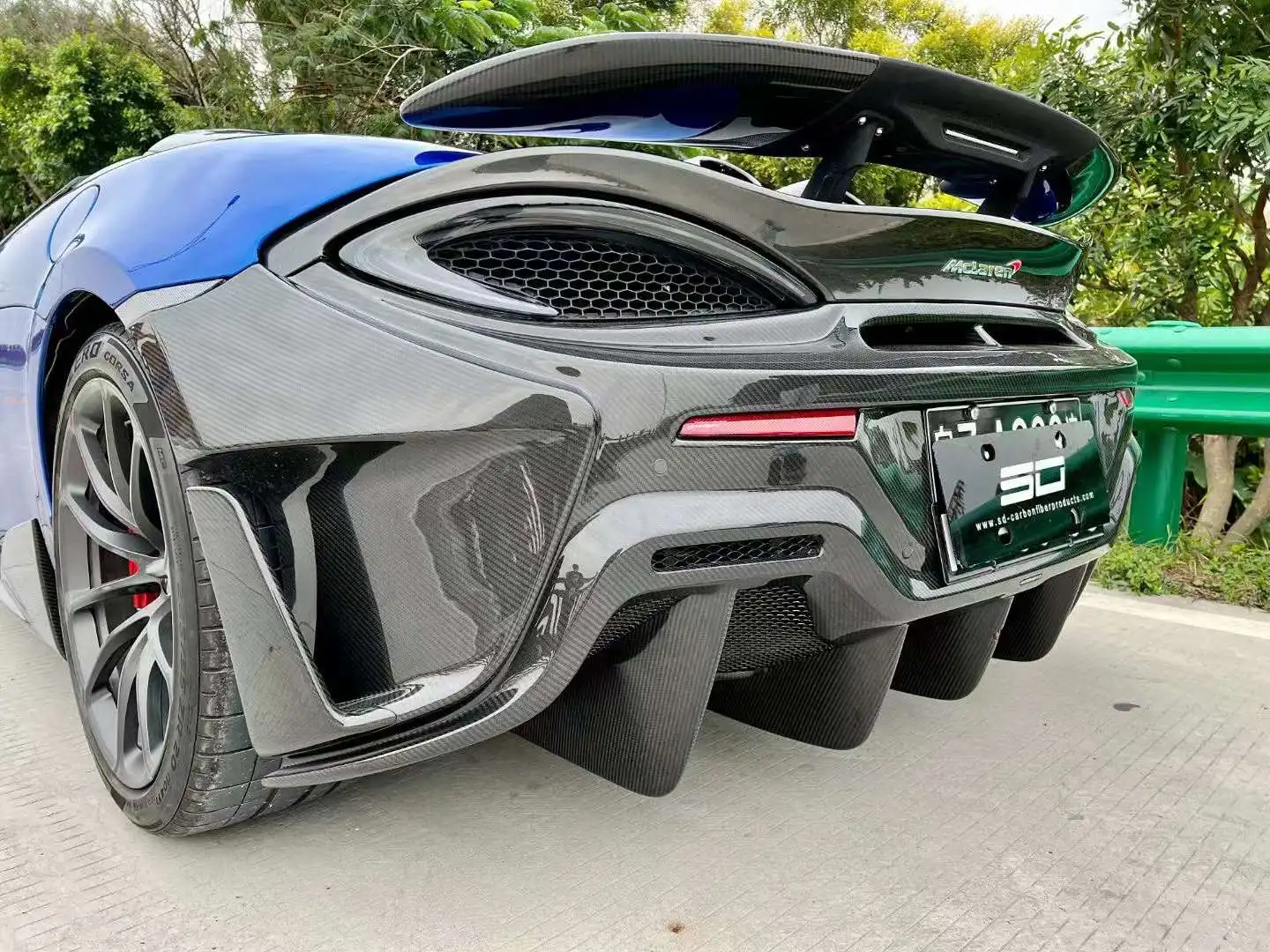 Upgrade Dry Carbon Fiber Front Bumper for McLaren 540C 570S 570GT 600LT ...