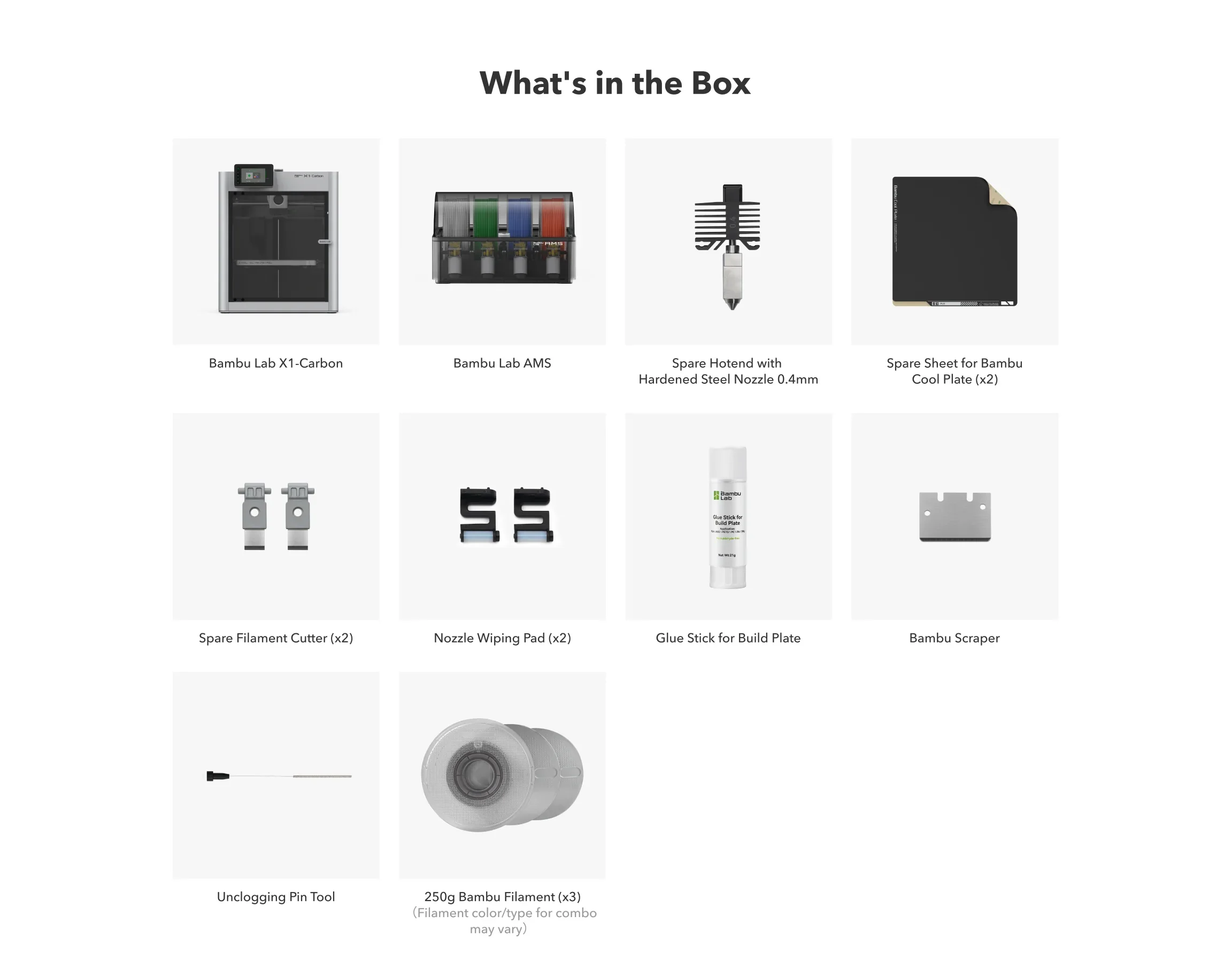 Bambu Lab X1 Series Automatic Leveling Large Size High Speed Multi ...