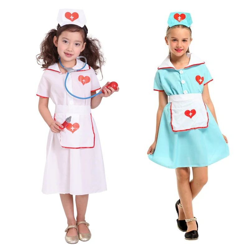 Qs Popular Children Nurse Hospital Uniform Kids Costumes Party ...