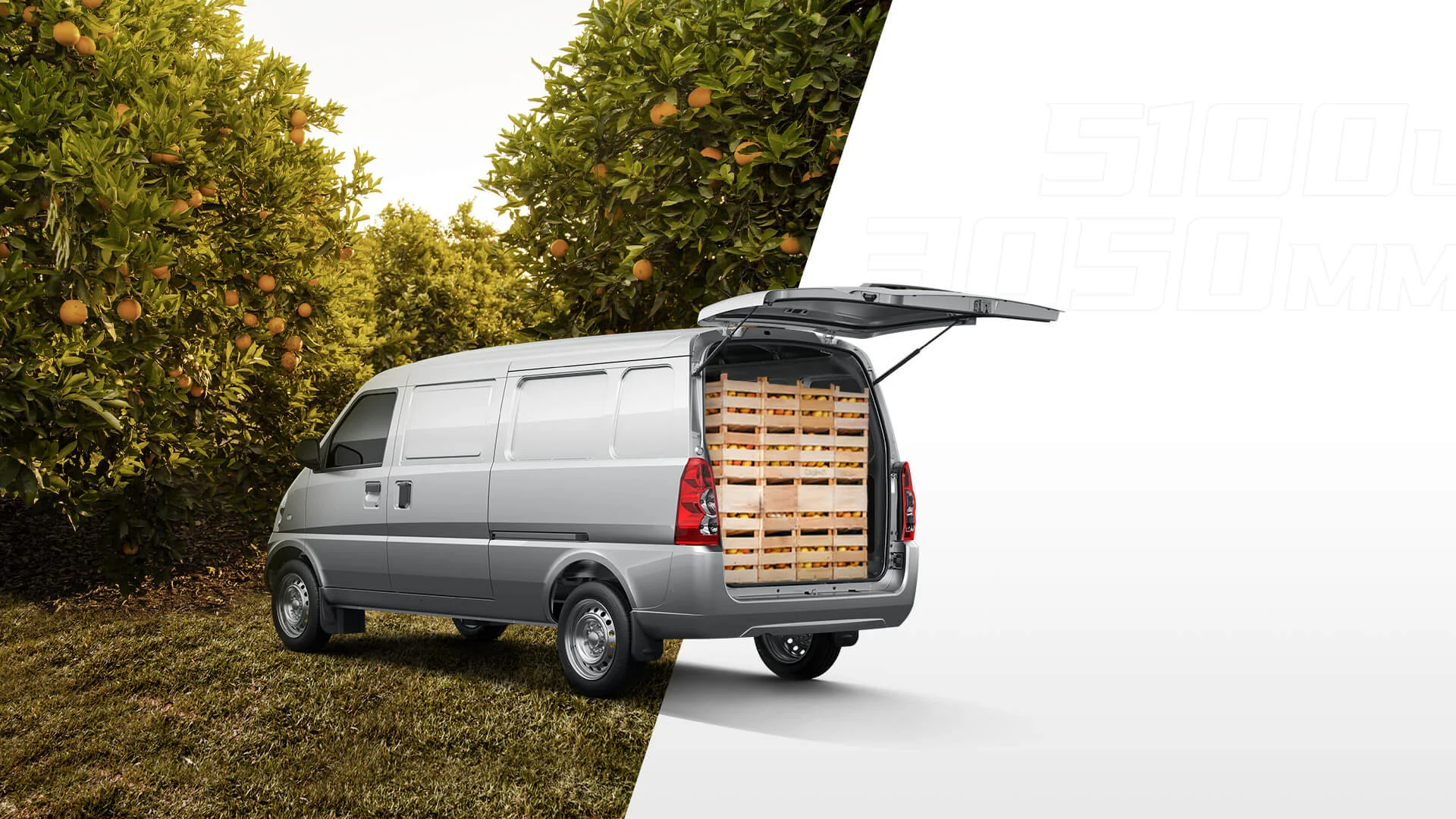 Best Cargo Transport Wuling Rongguang Ev 2 Seats Cargo Van Wuling ...