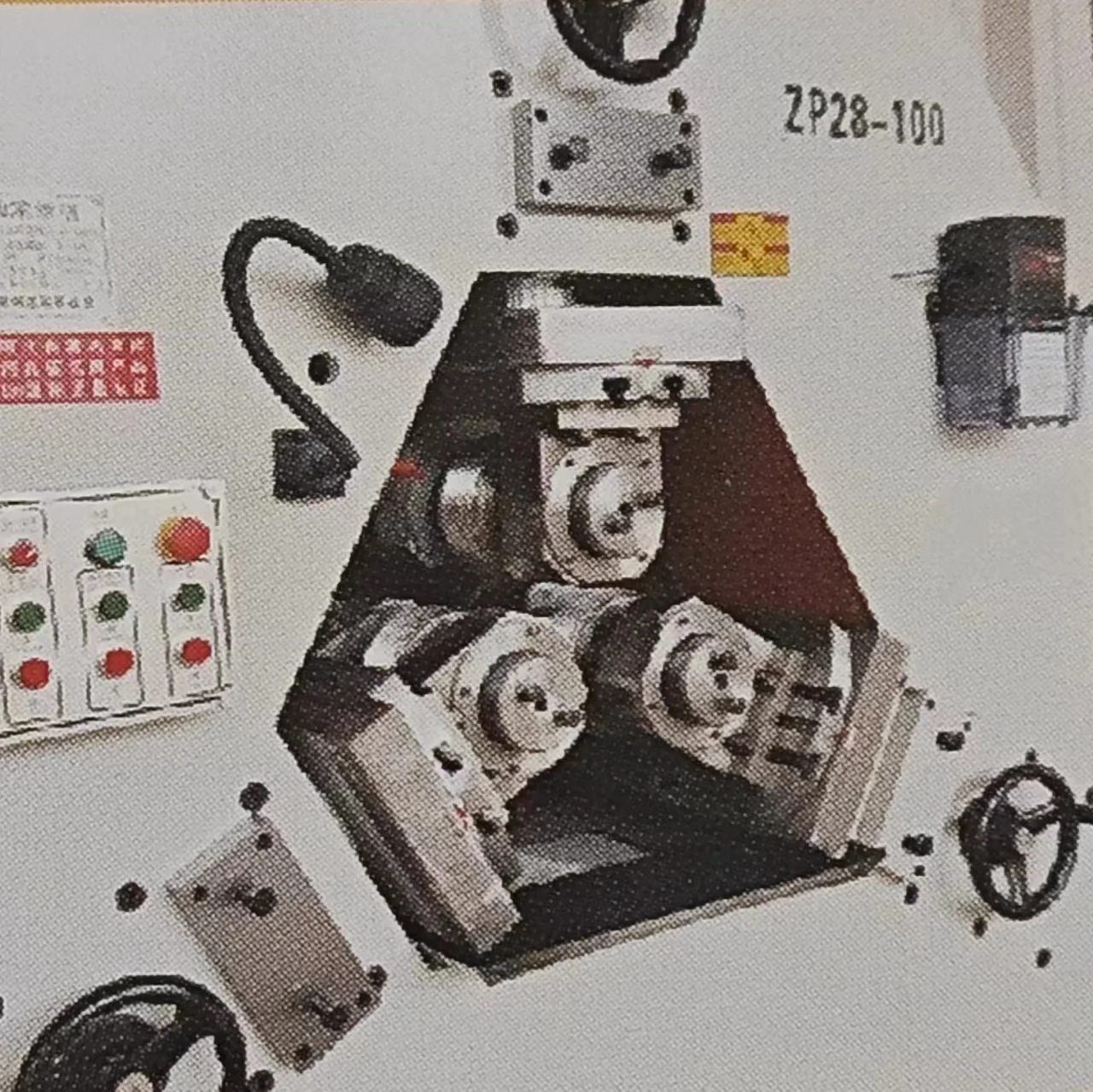 Zp28-100 Efficient Three-axis Industrial Thread Roller Machine High ...