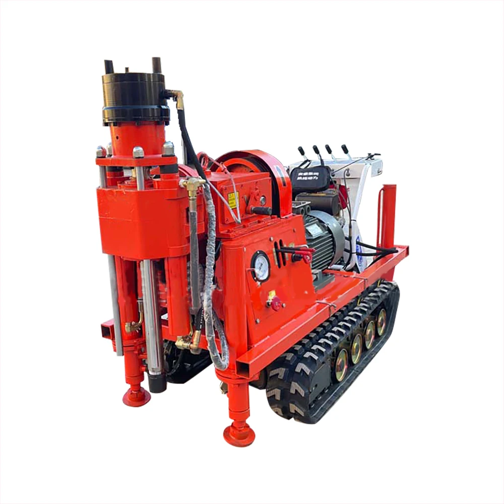 100 Meter Hydraulic Underground Mine Portable Diesel Borehole Small ...