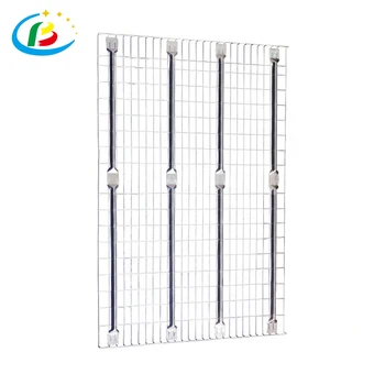 Wire Mesh Deck Railing For Pallet Racks In Stacking Racks & Shelves ...