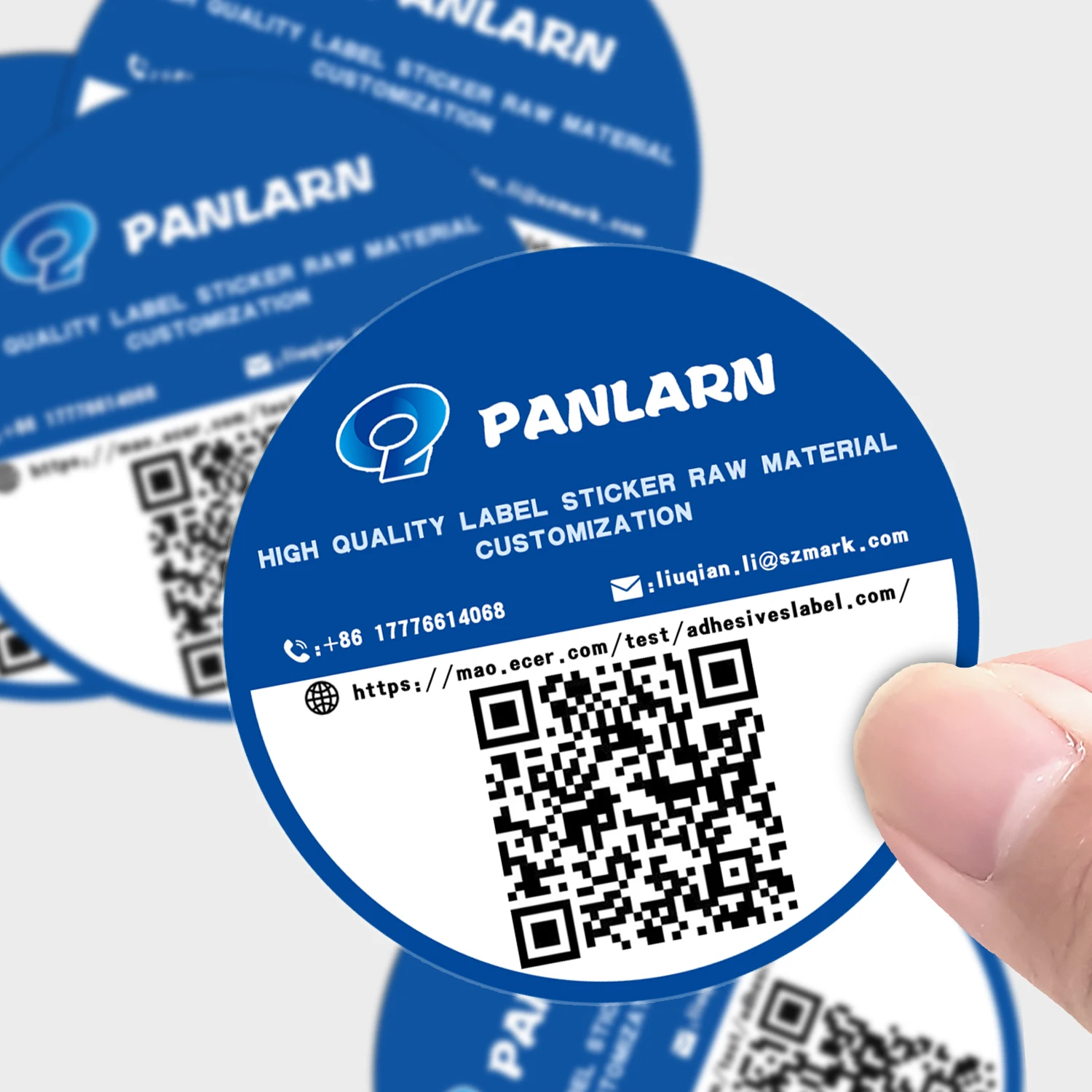 Customized Serial Number bar Code Variable Data QR Code High Quality Waterproof and Scratch ...