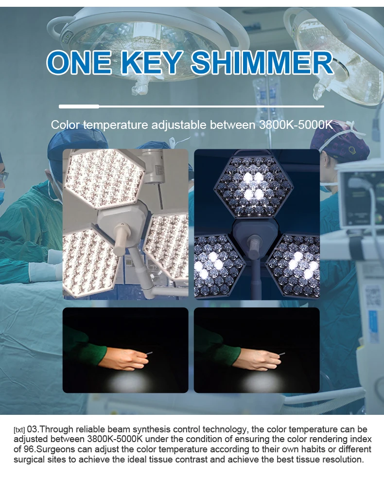 Ce Certificate 96ra Single Dome Led Operation Light Led Shadowless Ot ...