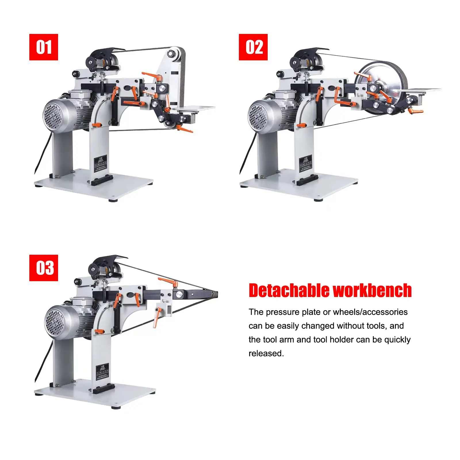 Multifunctional 2x72 Inch Belt Sander Grinder Knife Making Belt Grinder ...