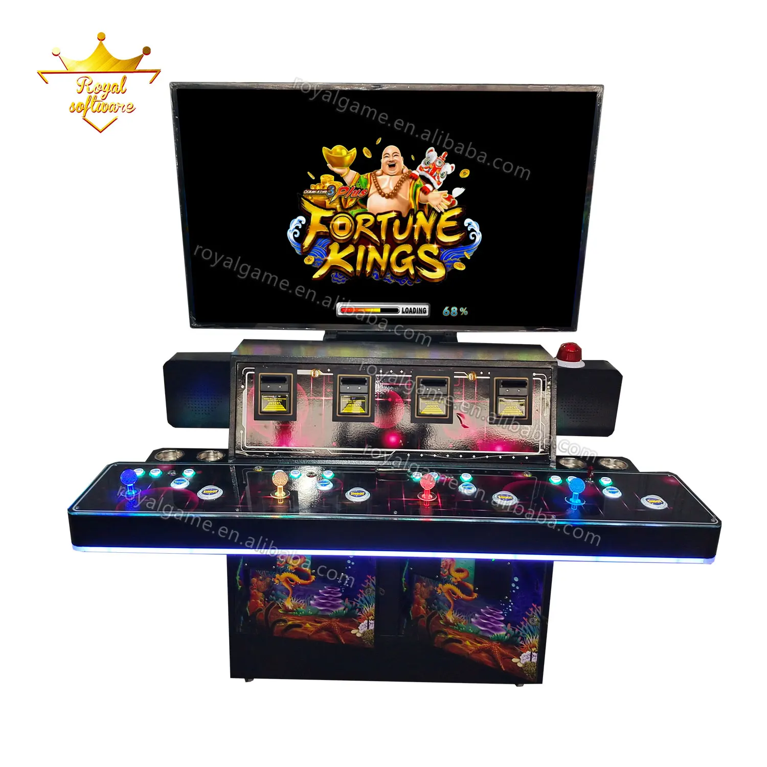 USA Market New IGS Arcade Fish Game Machine Golden Ocean Fish Game Kit Fish Cabinet Table ...