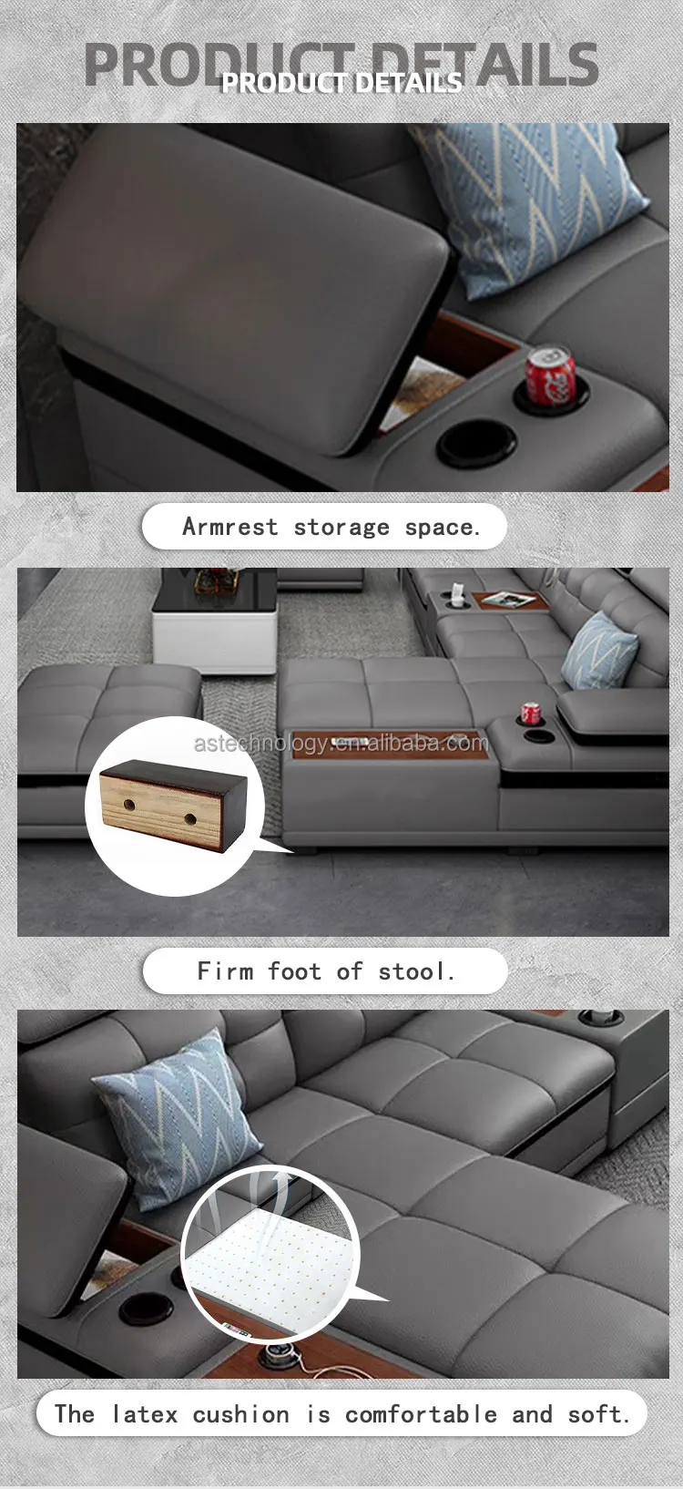 Modern Luxury 7 Seater Modular Sofa - Perfect for Living Room