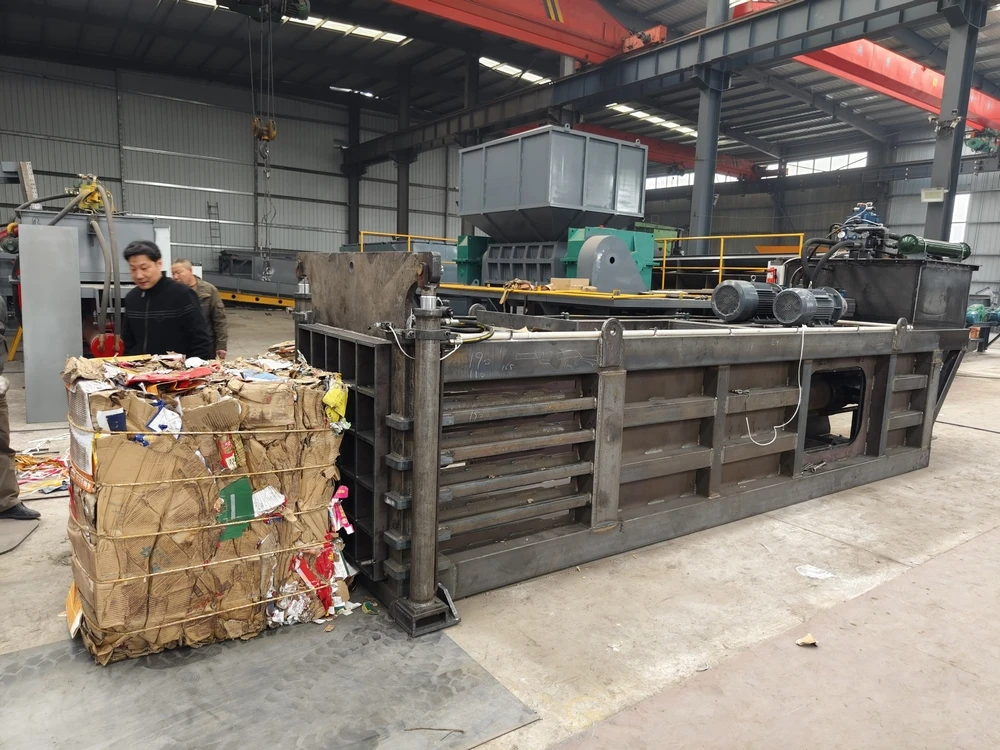 High Efficiency Baler Machine - Automatic Cardboard Compactor
