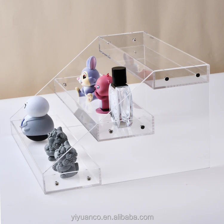 Custom Clear Acrylic Multi-Layer Display Rack for Nail Polish, Perfume ...