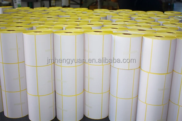 Custom Color Size 2x1 50x25mm Barcode Sticker Adhesive Label Paper ...