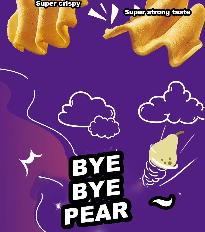 Multi-flavored Lays Potato Chips Wave Shaped Lays Chips 135g Wavy Cut ...