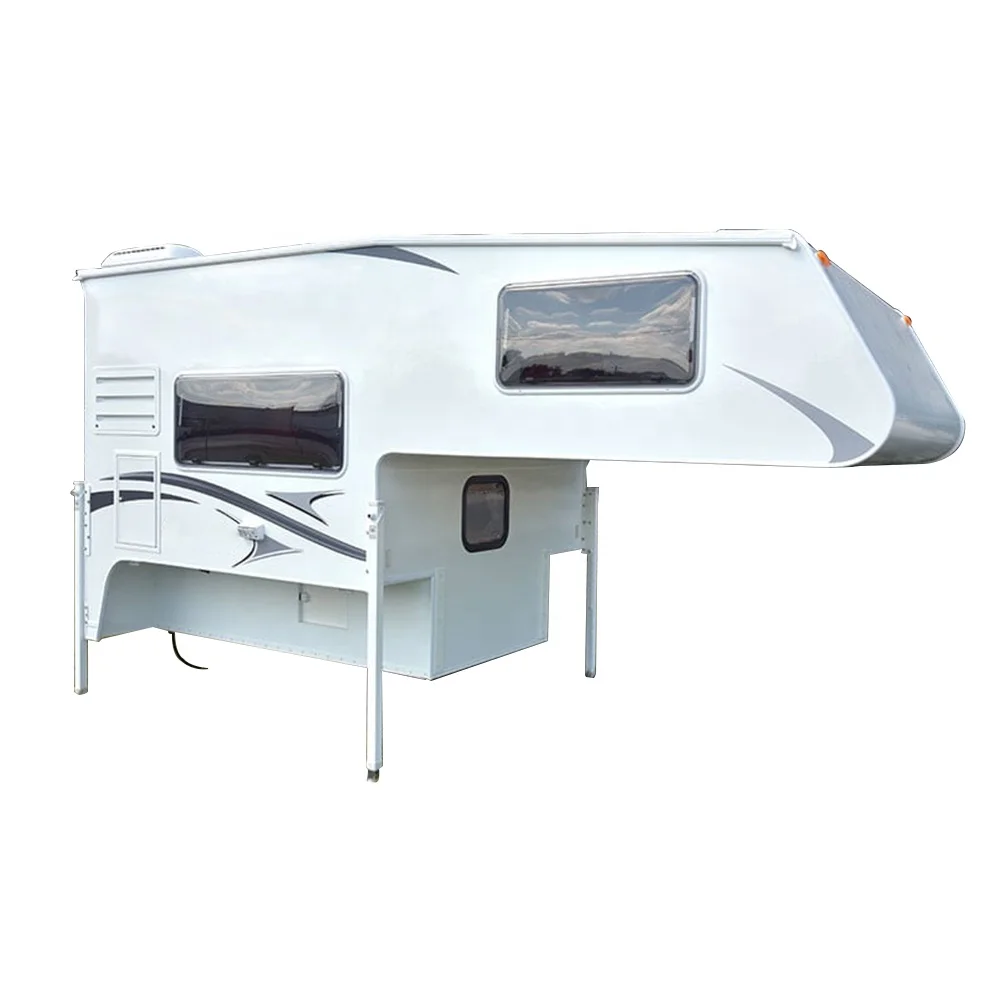 Custom 8ft Fiberglass Truck Bed Campers Shells for Camping