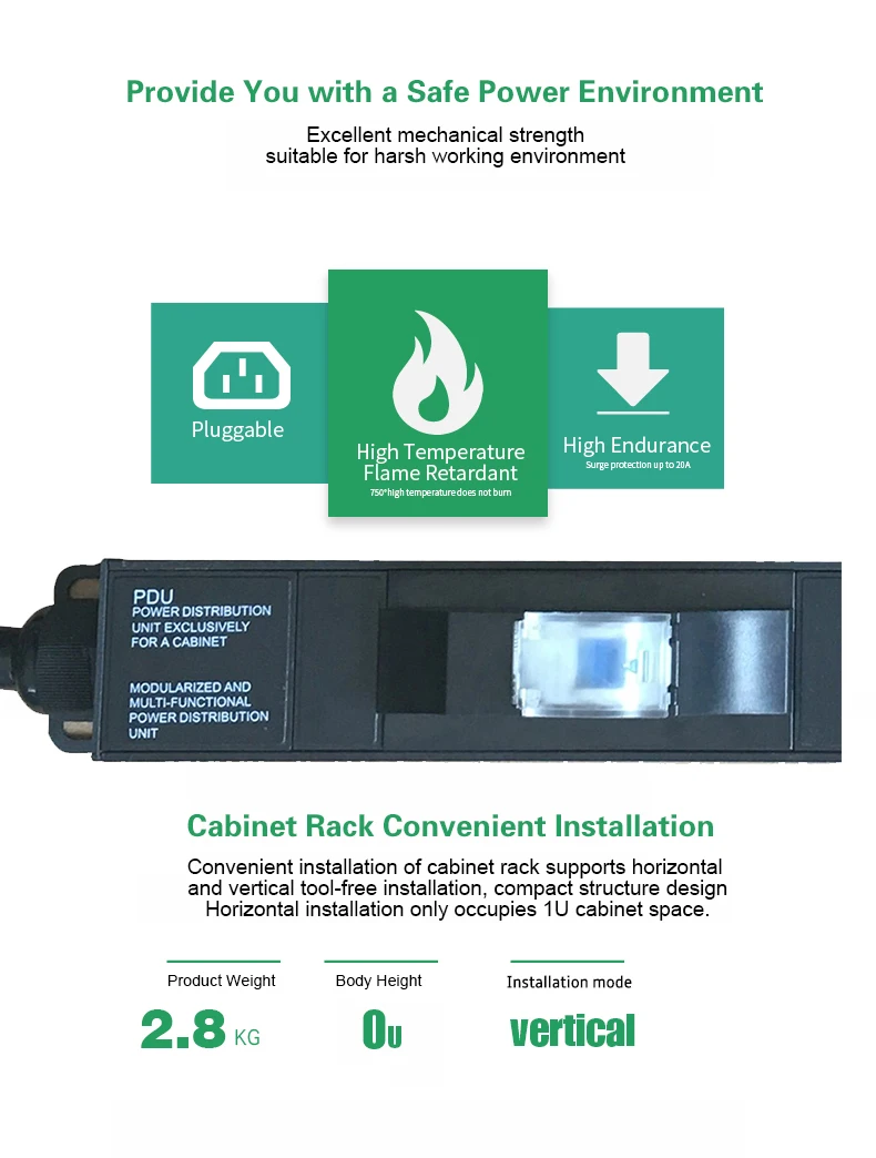 240V 50amp Server Cabinet - Reliable Power & Data Solutions