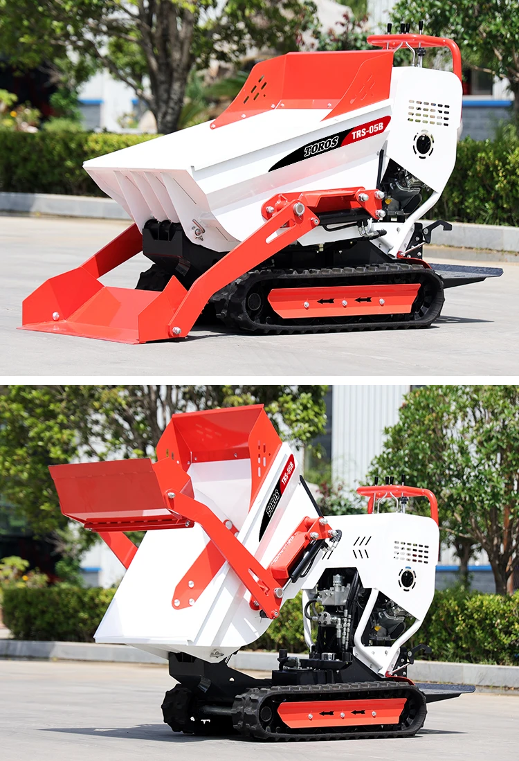 Free Shipping Mini Crawler Dumper Multifunctional Tracked Mini Dumper ...