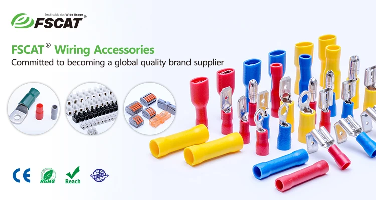 FSCAT Terminal Vinyl Electric Plastic PVC Wire End Caps