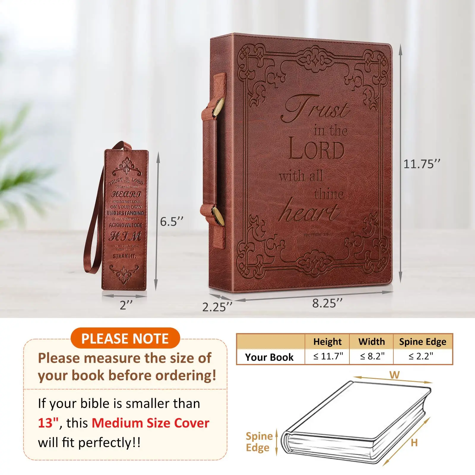 CAGIE Wholesale Custom Waterproof Church Bag Bible Covers