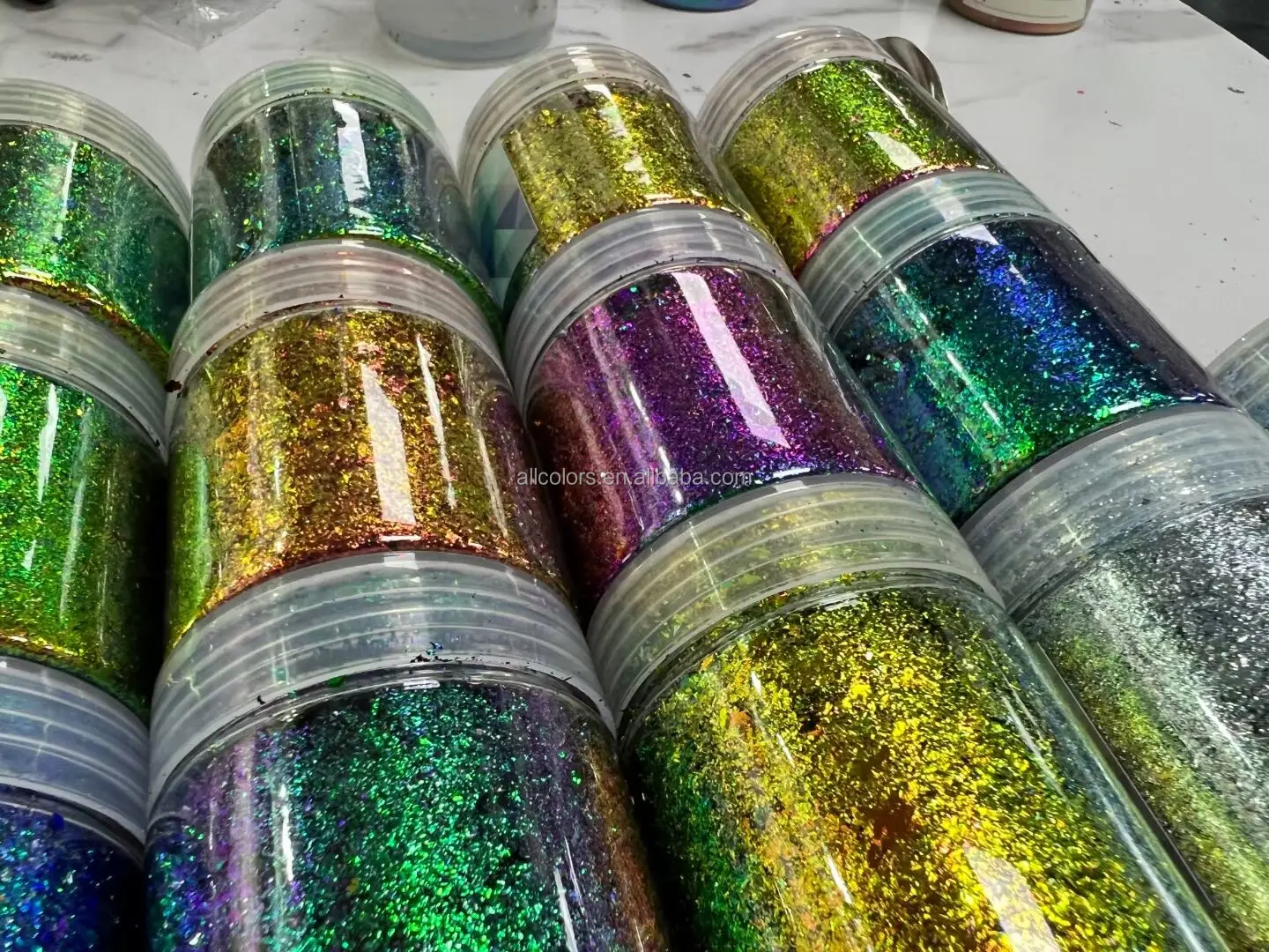 Color Changing Chameleon Flakes Chromeflair Flakes Color Chips Optical ...